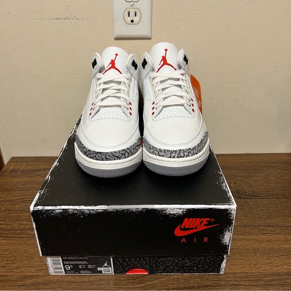 Jordan | Shoes | Nike Air Jordan 3 Iii Retro White Cement Reimagined Sz ...